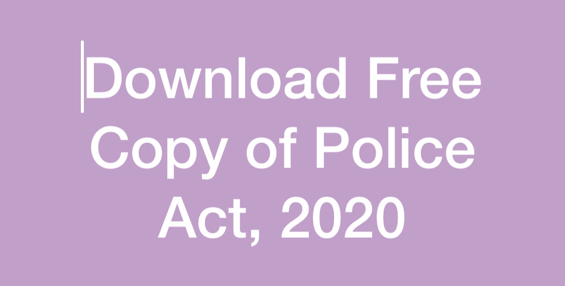 Free Copy of the Police Act 2020 - SabiLaw
